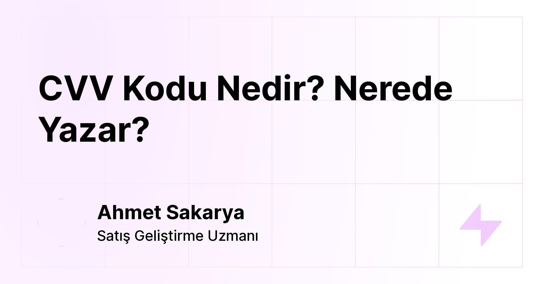 CVV Kodu Nedir? Nerede Yazar? - ikas